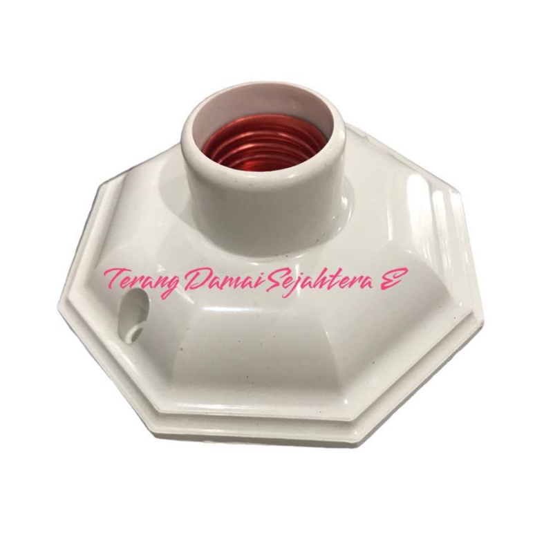 Jual Fiting Fitting Lampu Plafon / Fitting Lampu Duduk Segi 8 Besar ...