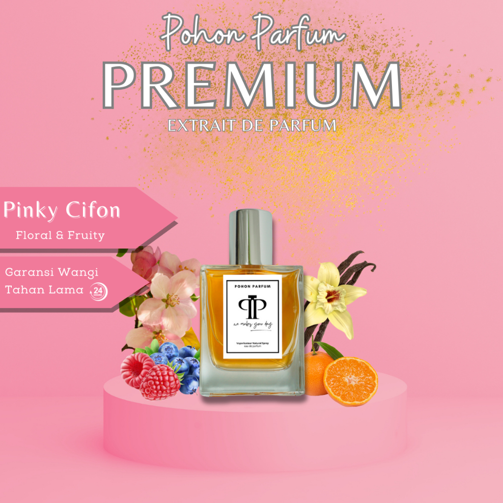 Jual Parfum Pinky Cifon Women - Parfume Wanita Kalem Elegant - Inspired ...