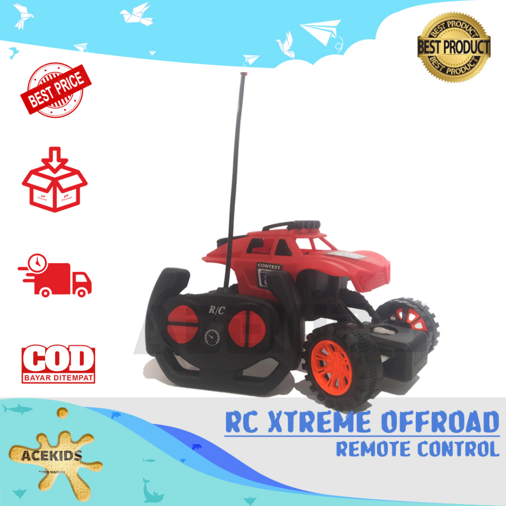 Jual (COD) Mobil Remot RC Offroad XTREME Remote Control Climbing Car ...