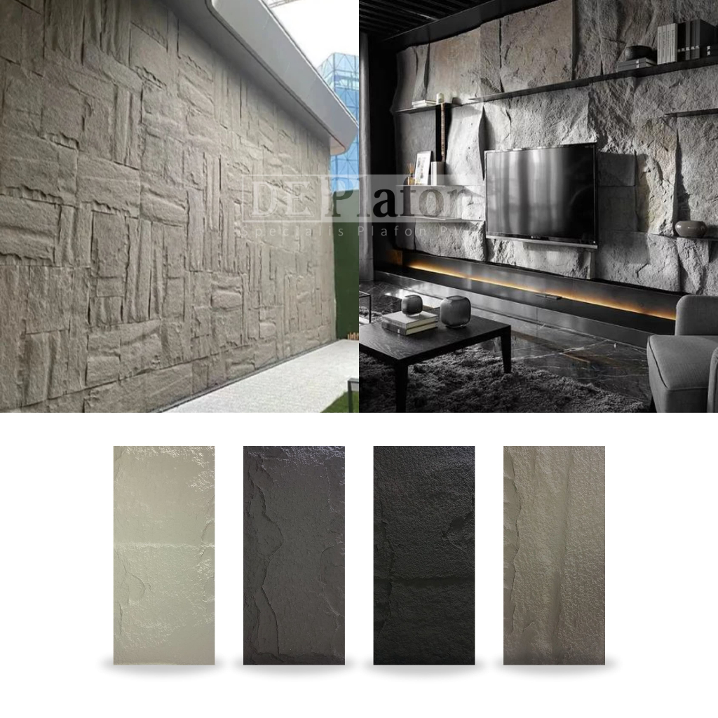 Jual PU Stone Panel 30mm Wallboard Exterior Wall Panel Interior - De ...