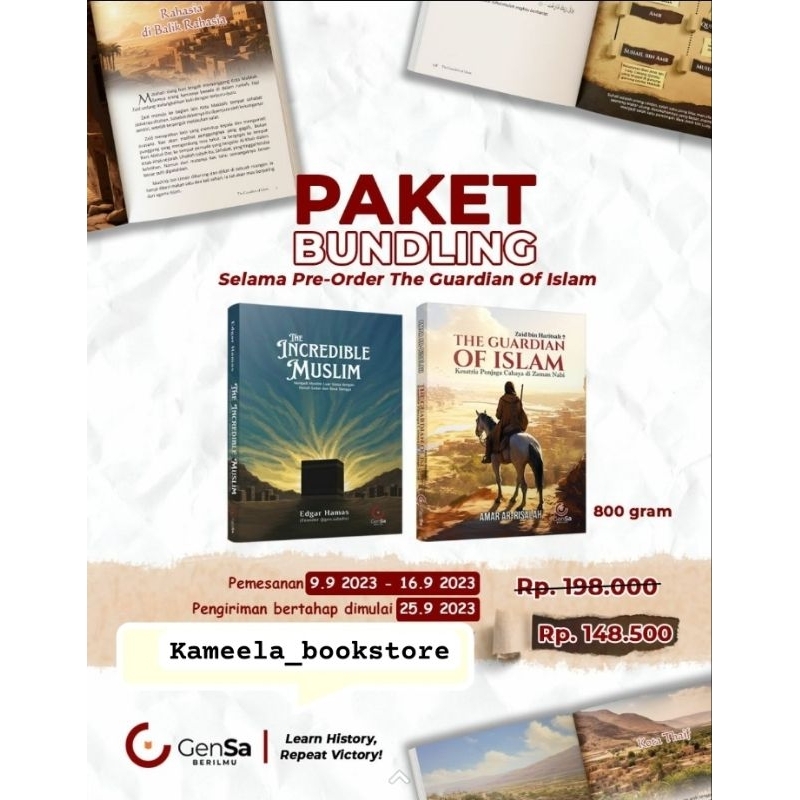 Jual Zaid bin Haritsah 2 The guardian of islam & the incredible muslim Gen Saladin Gensa ...