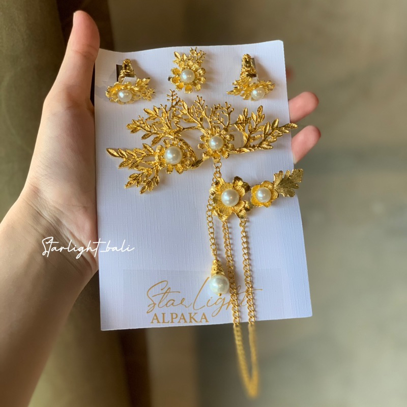 Jual STARLIGHT BALI - Set Bros Kancing Maharani/ Tusuk Konde / Bros ...