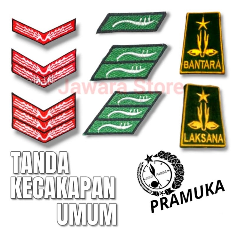 Jual Tanda Kecakapan Umum TKU Pramuka Siaga Penggalang Penegak Mula Bantu Tata Ramu Rakit Terap ...