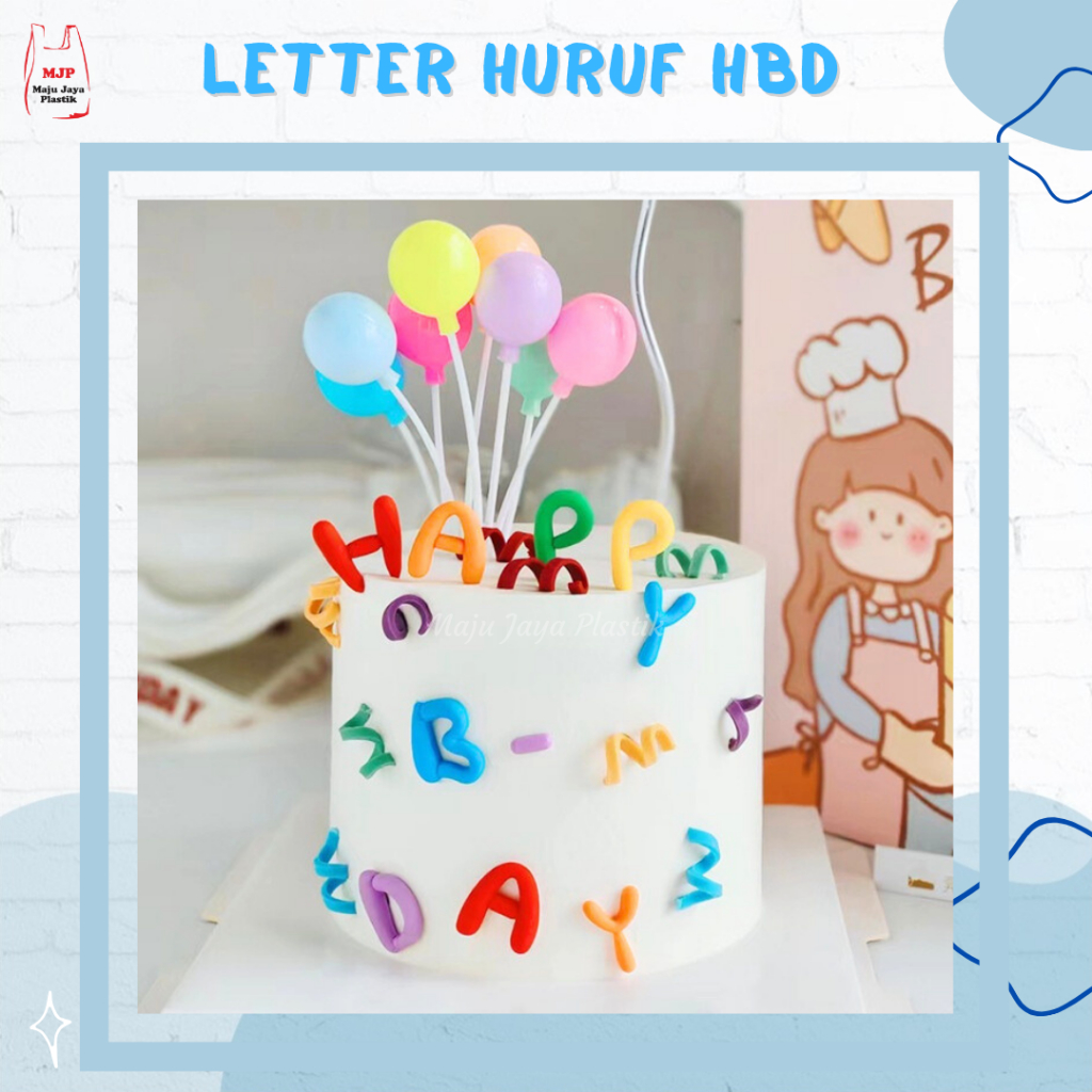 Jual Letter Huruf Angka Alphabeth Number Tulisan Happy Birthday Hiasan ...
