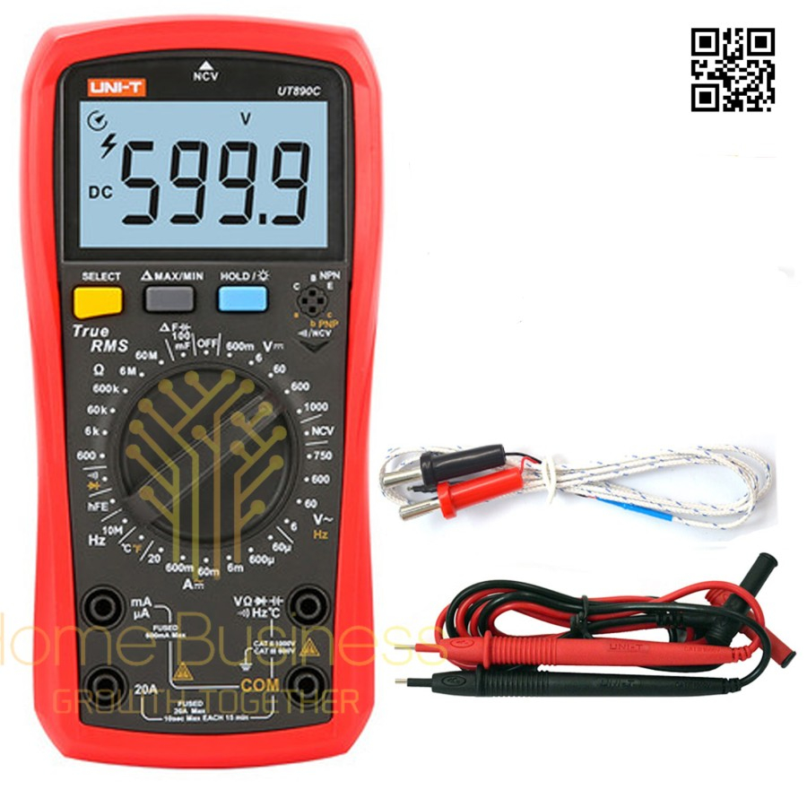 Jual Multitester Avometer Digital ACDC UNI-T UT890C UT890 C UT 890C 890 ...