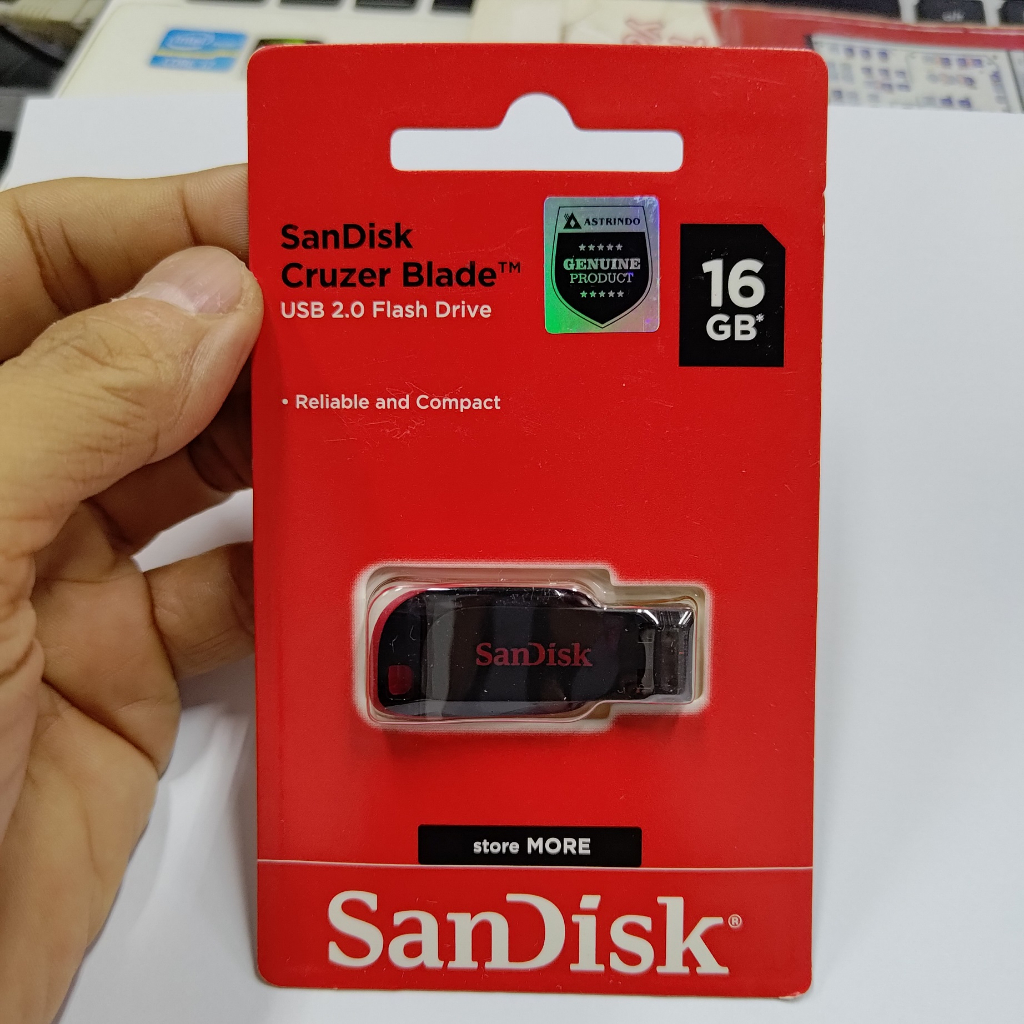 Jual Sandisk Cruzer Blade 16GB Astrindo USB Flashdisk Flash Disk CZ50 ...