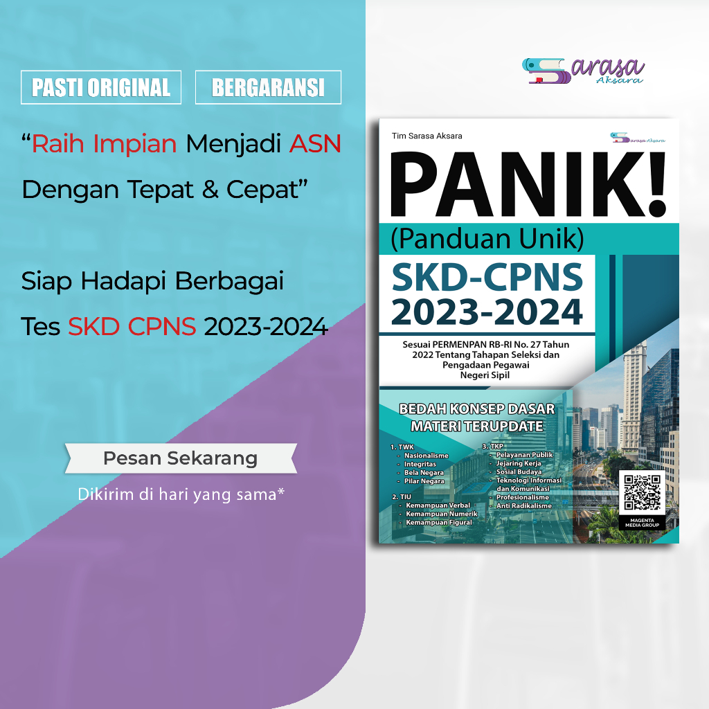 Jual Buku Tes Cpns Panik Panduan Unik Skd Cpns 2023 2024 Shopee Indonesia