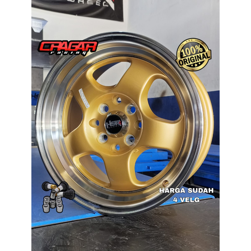 Jual Velg Mobil Brio Picanto Ignis Swift HSR BRISKET R15 - Fee Pasang ...