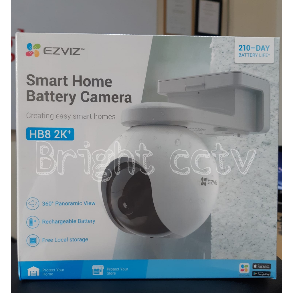 Jual Ezviz HB8 4MP 2K+ Smart CCTV Outdoor Cam Rechargeable Battery ...