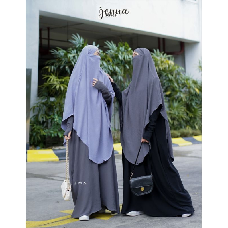 Jual Uzmahijab JENNA ABAYA X JENNA FK (SET)/ Jenna Series | Shopee ...