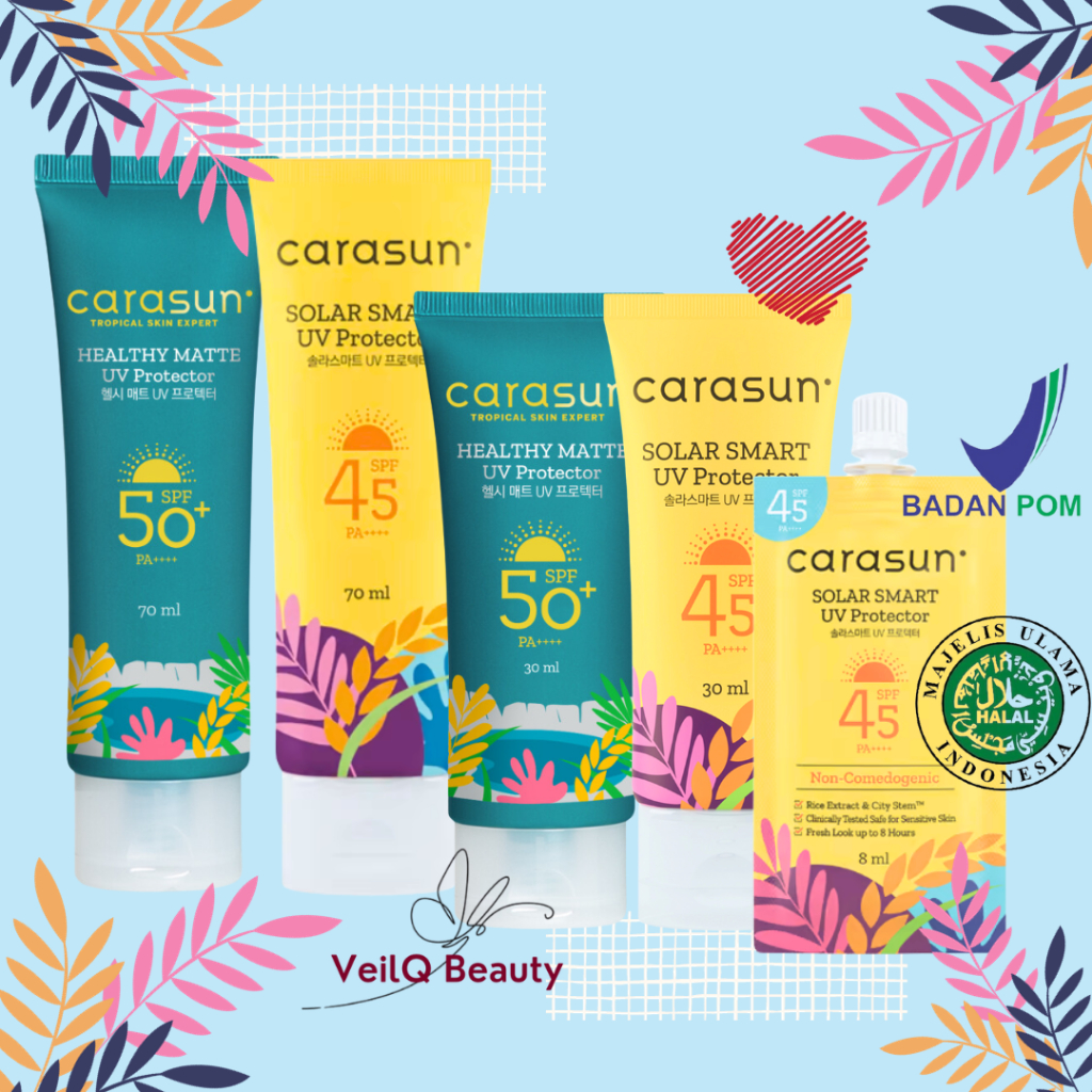 Jual Carasun Solar Smart UV Protector Sunscreen Sunblock | Shopee Indonesia