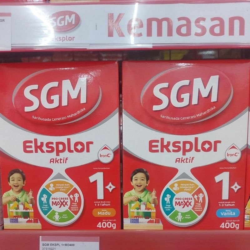 Jual Susu Formula SGM Eksplor aktif 1+ 400g | Shopee Indonesia