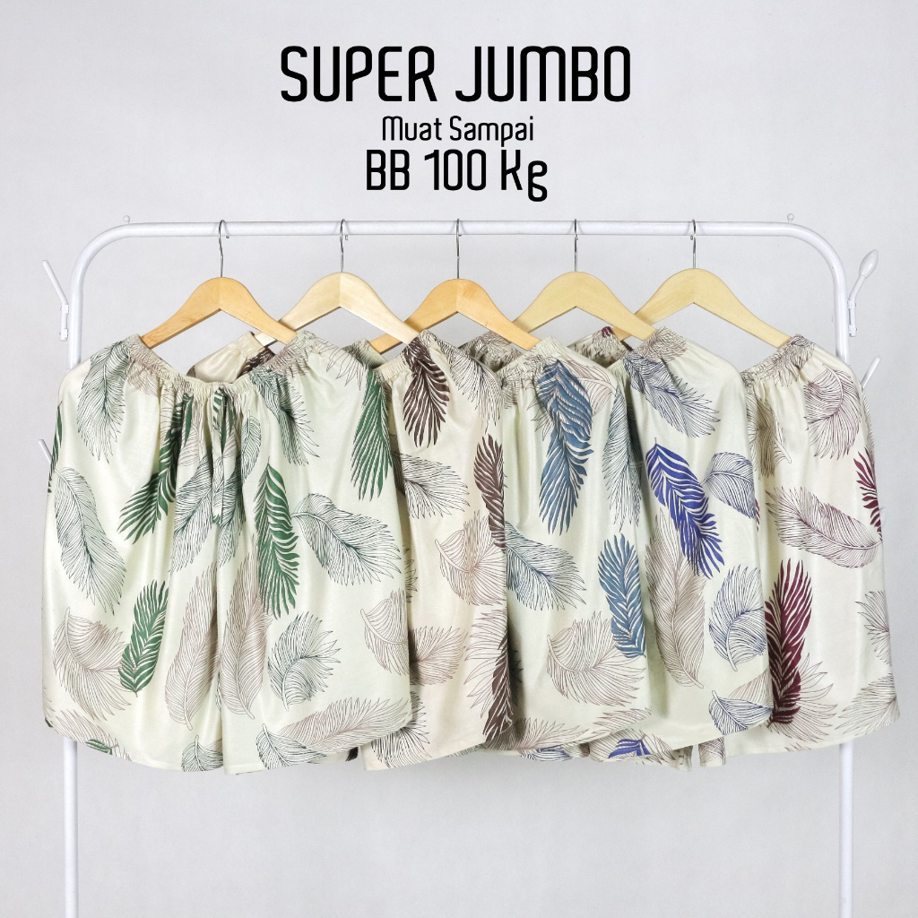 Jual Celana Pendek Wanita Super Jumbo Big Size Bahan Rayon | Shopee ...