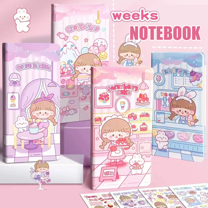 Jual Weeks Notebook Buku Jurnal Hardcase Buku Tulis Lucu 96 Lembar ...