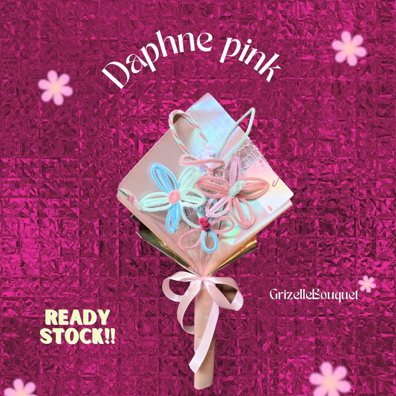 Jual DAPHNE Bouquet (Buket Bunga Kawat Bulu / Pipe Cleaner Flower ...