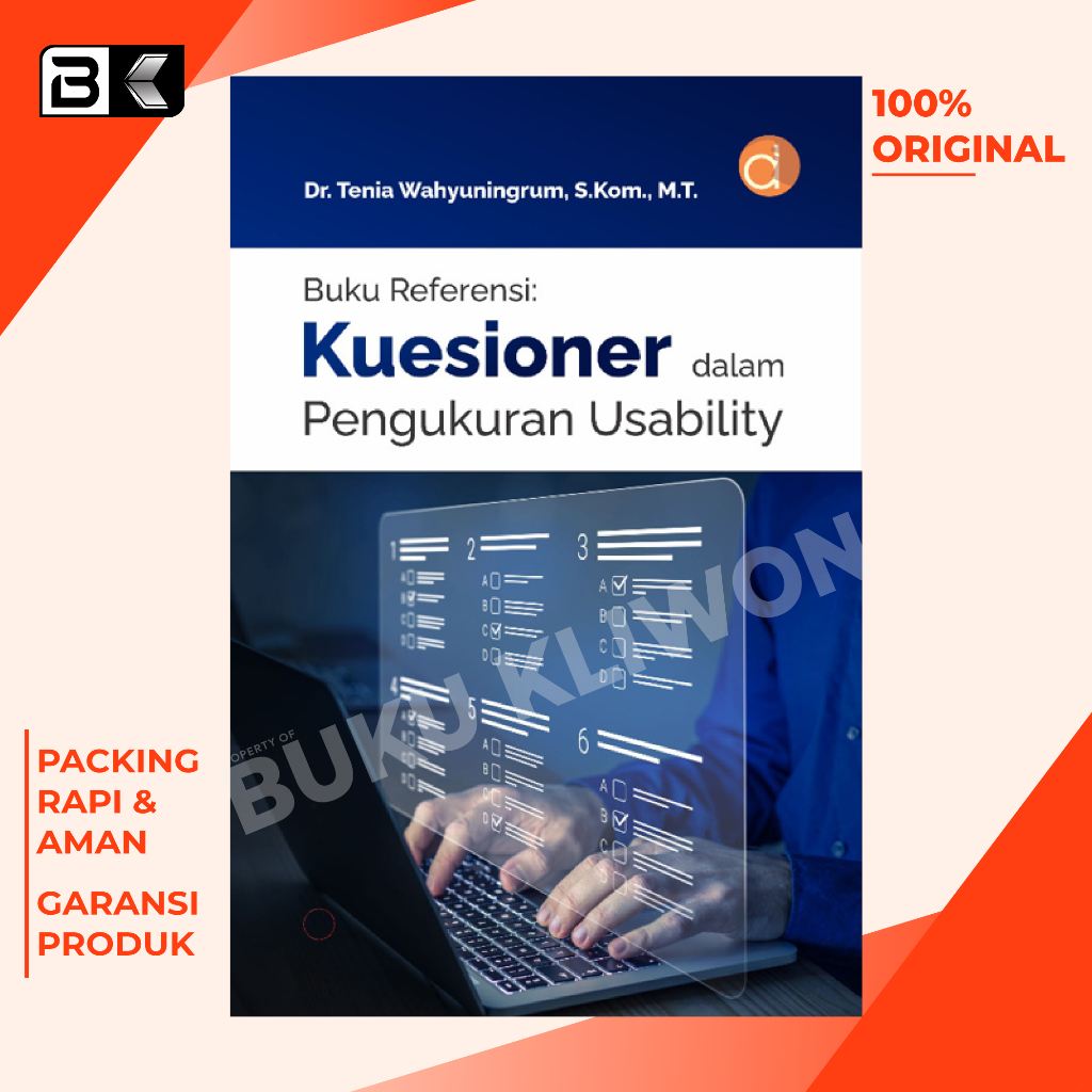 Jual Buku Referensi Kuesioner dalam Pengukuran Usability - Tenia ...