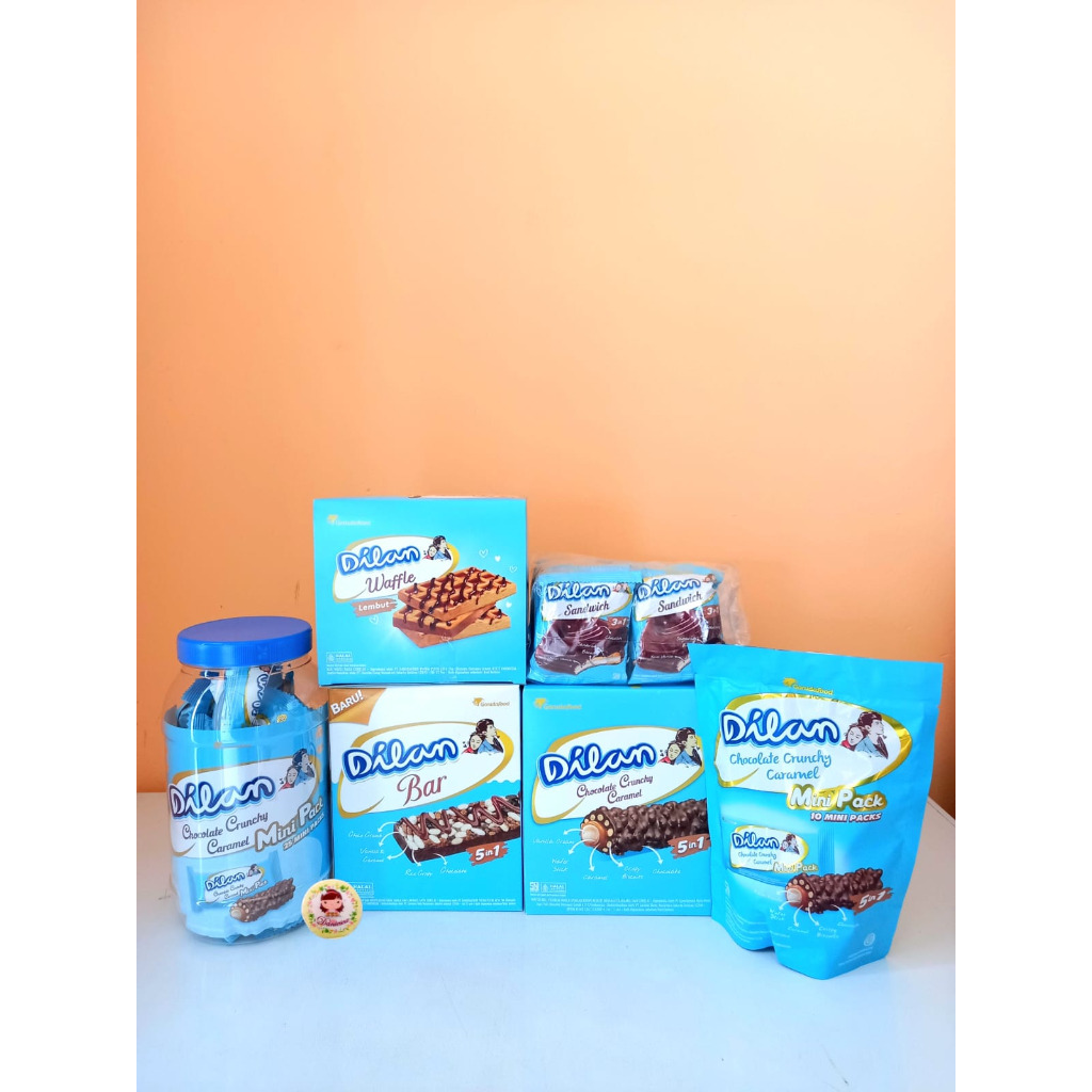 Jual .Garuda food DILAN Chrunchy Caramel kotak / toples , choco Bar ...