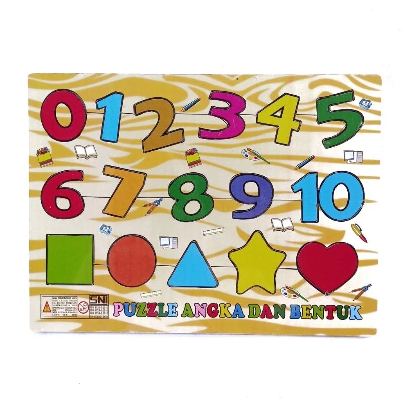 Jual PUZZLE KAYU MAINAN ANAK ANGKA / HURUF / HIJAIYAH MAINAN EDUKASI ...