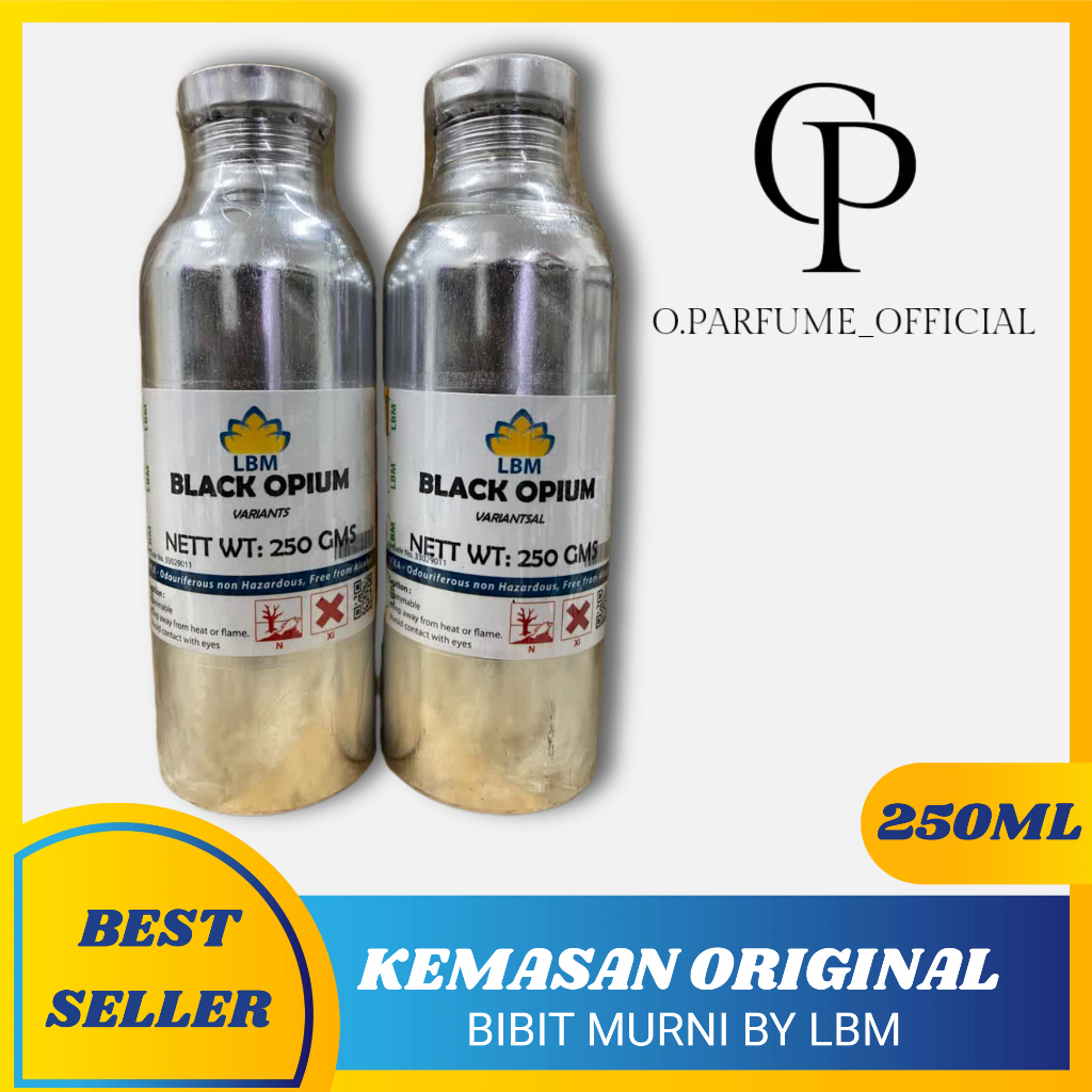 Jual BIBIT PARFUM BLACK OPIUM 250 ML SEGEL ALUMUNIUM Original pabrik ...