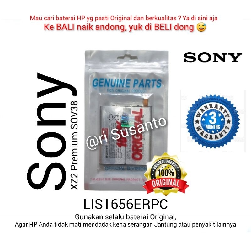 Jual Baterai Sony Xperia XZ2 Premium H8166 H8116 AU SOV38 SO-04K Docomo ...