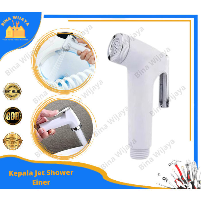 Jual Kepala Jet Shower Toilet Putih Kran Shower Cebok Head Spray Bidet ...