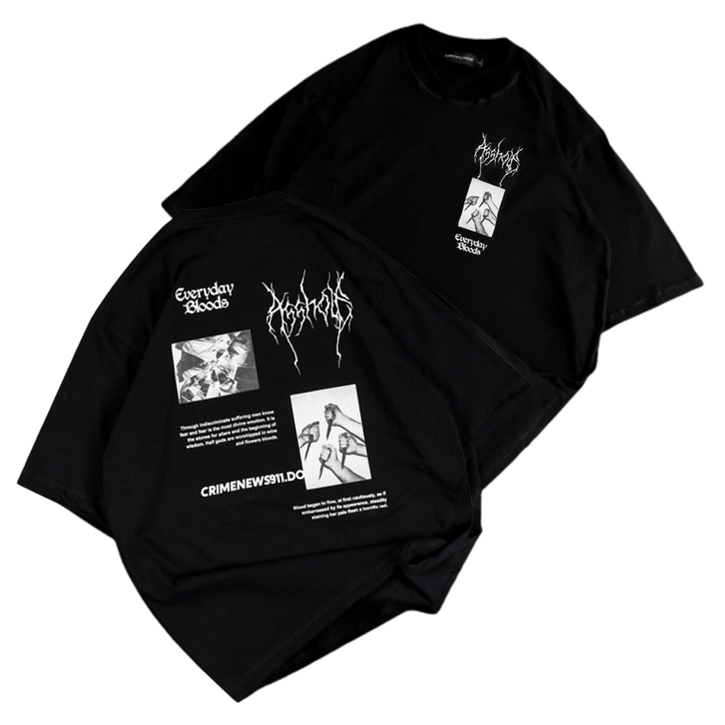 Jual Baju Kaos DISTRO Cowok/Cewek Unised Distro Motif ASSHOLF | Shopee Indonesia