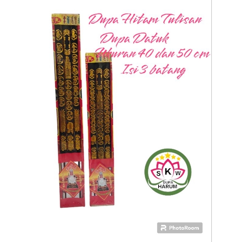 Jual Dupa Hitam Hio Sembahyang Datuk Ukuran 40,50 cm | Shopee Indonesia