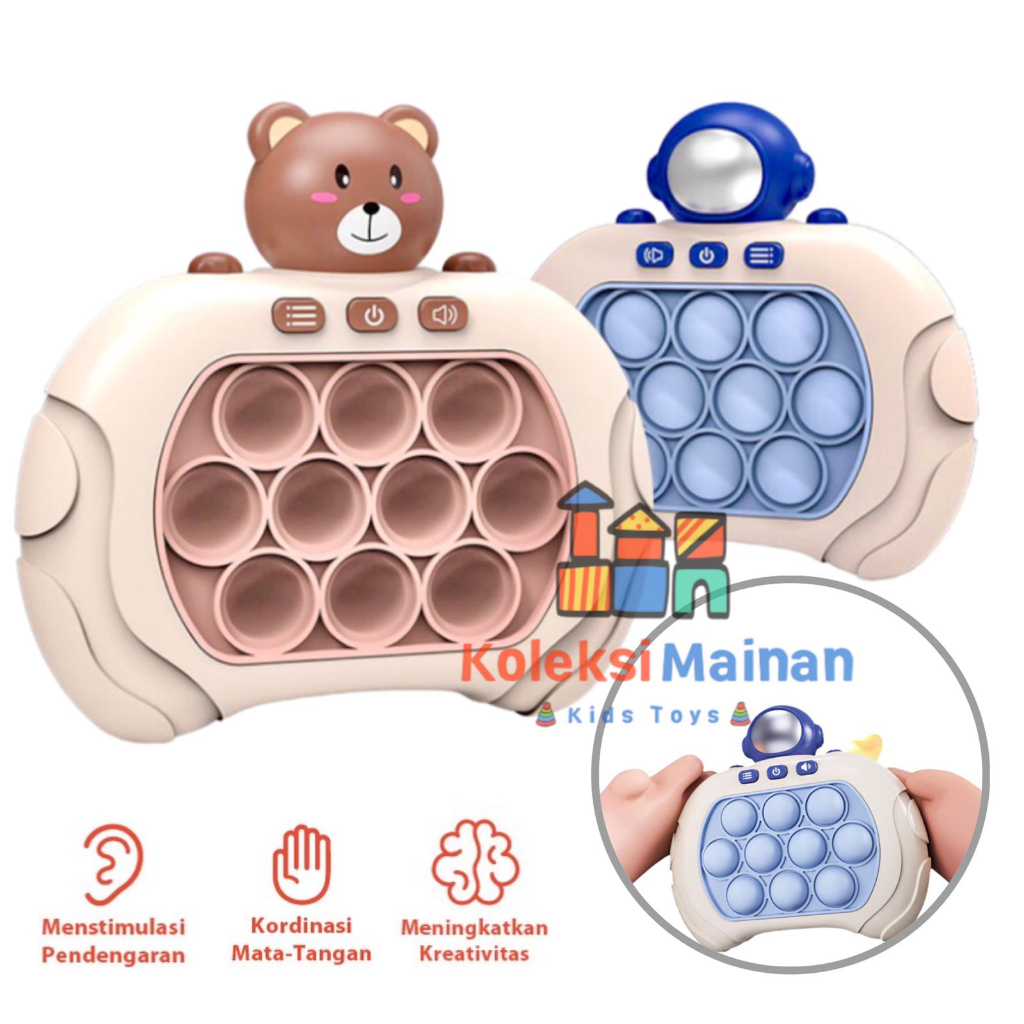 Jual Mainan anak game konsol elektronik pop it elektrik fidget toys ...