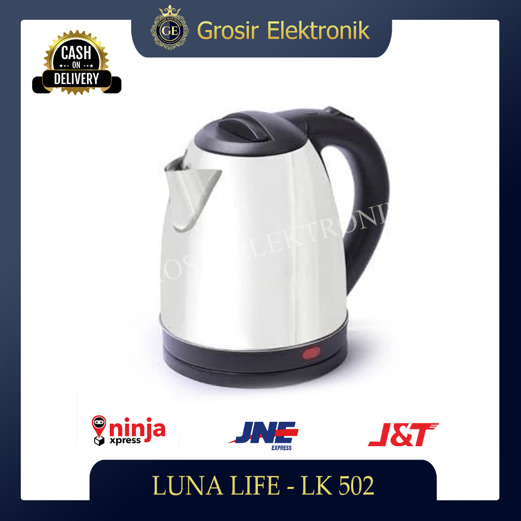 Jual LUNA LIFE Kettle Listrik LK502 / LK 502 Stainless steel 2 Liter ...