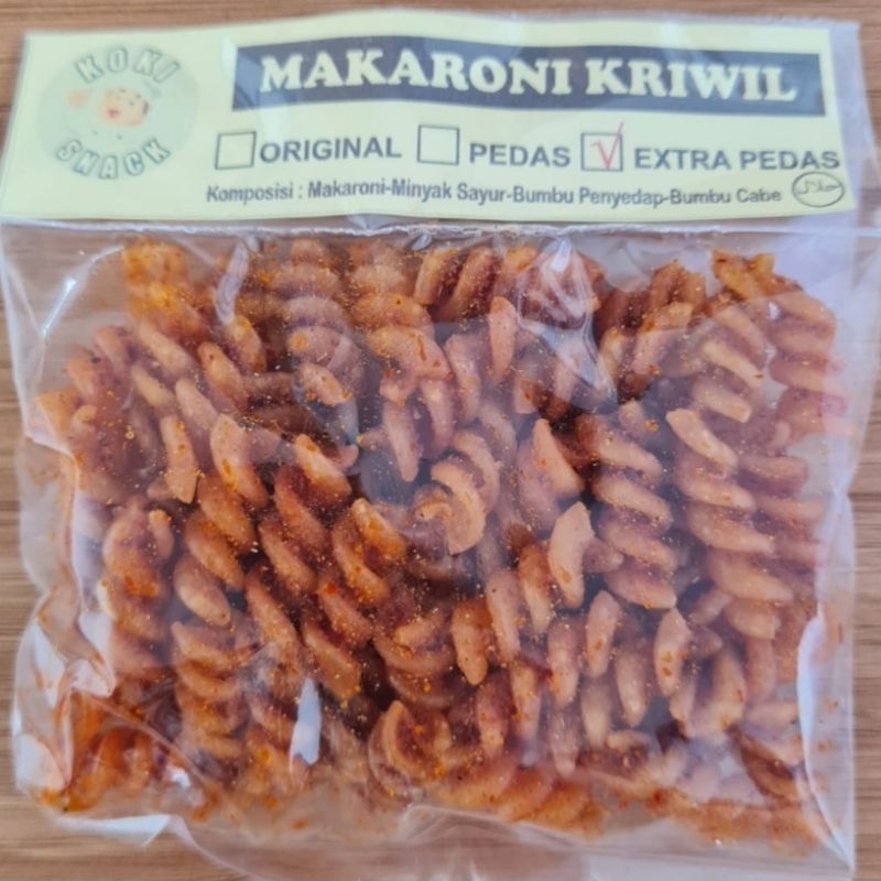 Jual Viral 70gr Makaroni Kriwil Koki Snack Tasikmalaya | Shopee Indonesia