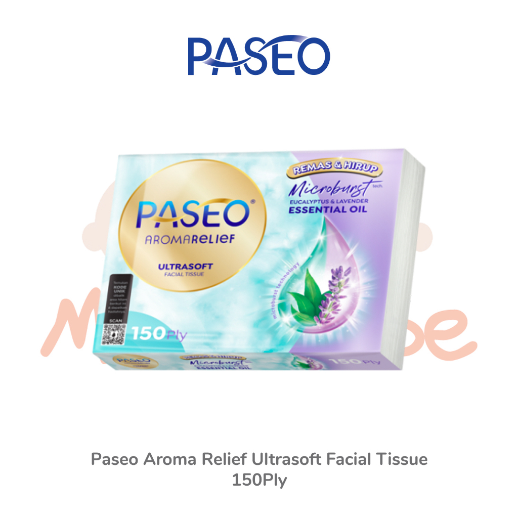 Jual Paseo Aroma Relief Ultrasoft Facial Tissue 150Ply | Shopee Indonesia