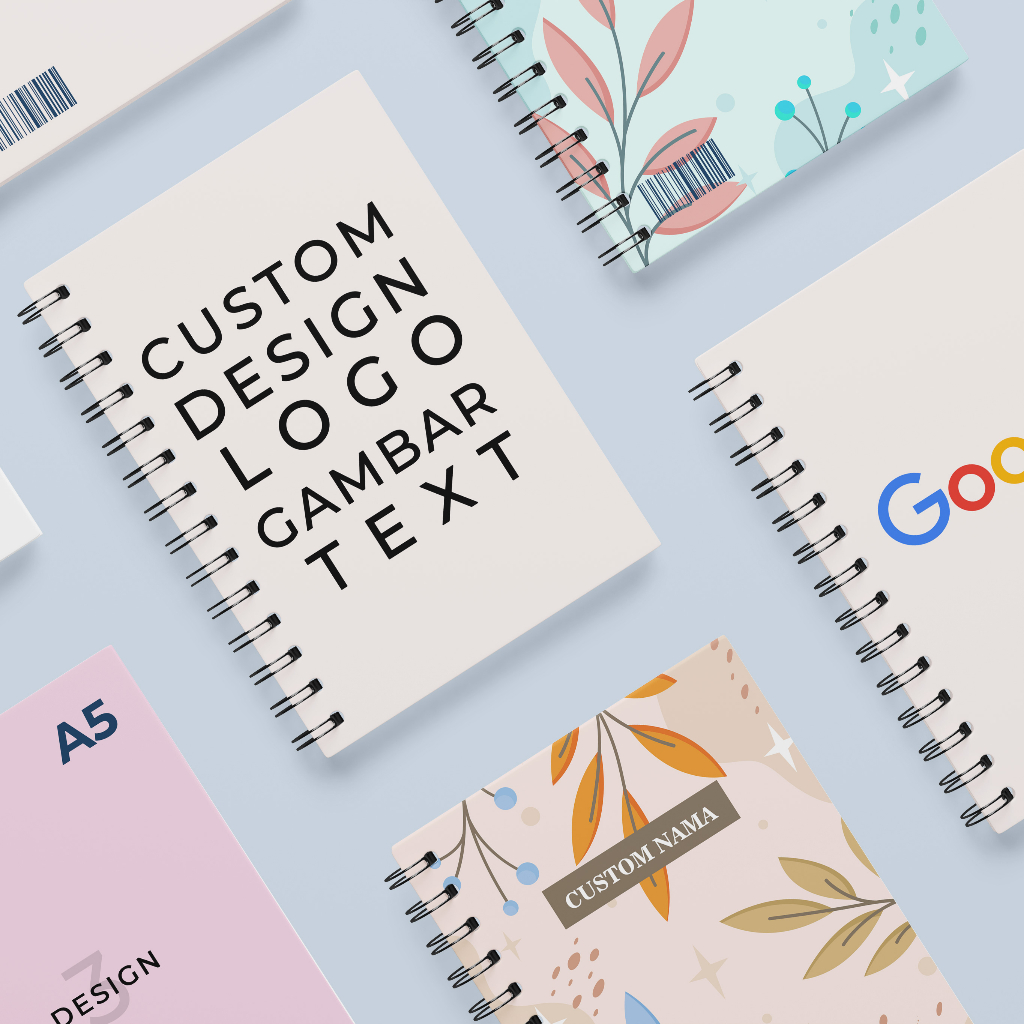 Jual Bukuqu Notebook Spiral Softcover Custom Design - Notebook untuk ...