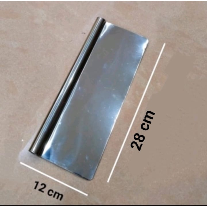 Jual Scraper Kue Stainless / Pemotong Adonan Kue / Alat Adonan Kue ...