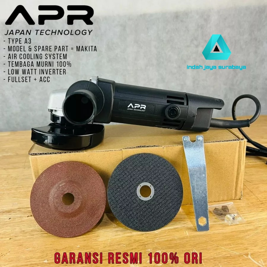 Jual Promo Mesin gerinda APR JAPAN TYPE A3 angle grinder gurinda SIRKEL ...