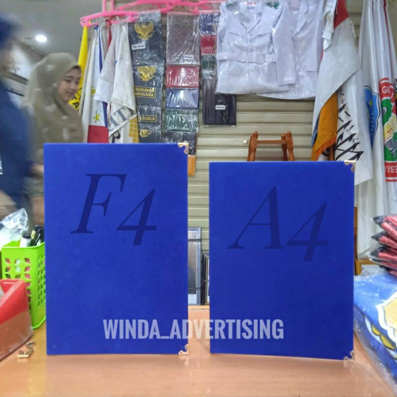 Jual Map Dokumen Map Beludru Kertas f4 Map kertas a4 Organizer | Shopee ...