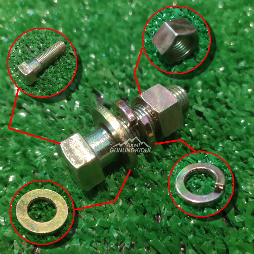Jual Baut Roda Traktor Quick All Type - Bolt (S) M12 X 1.25 X 40 HT-30 ...