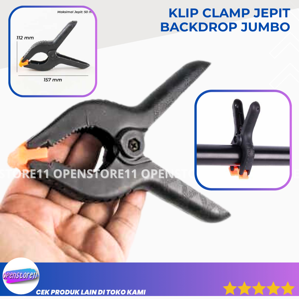Jual Klip Jepit Backdrop Clamp Size Jumbo Studio Fotografi | Shopee ...