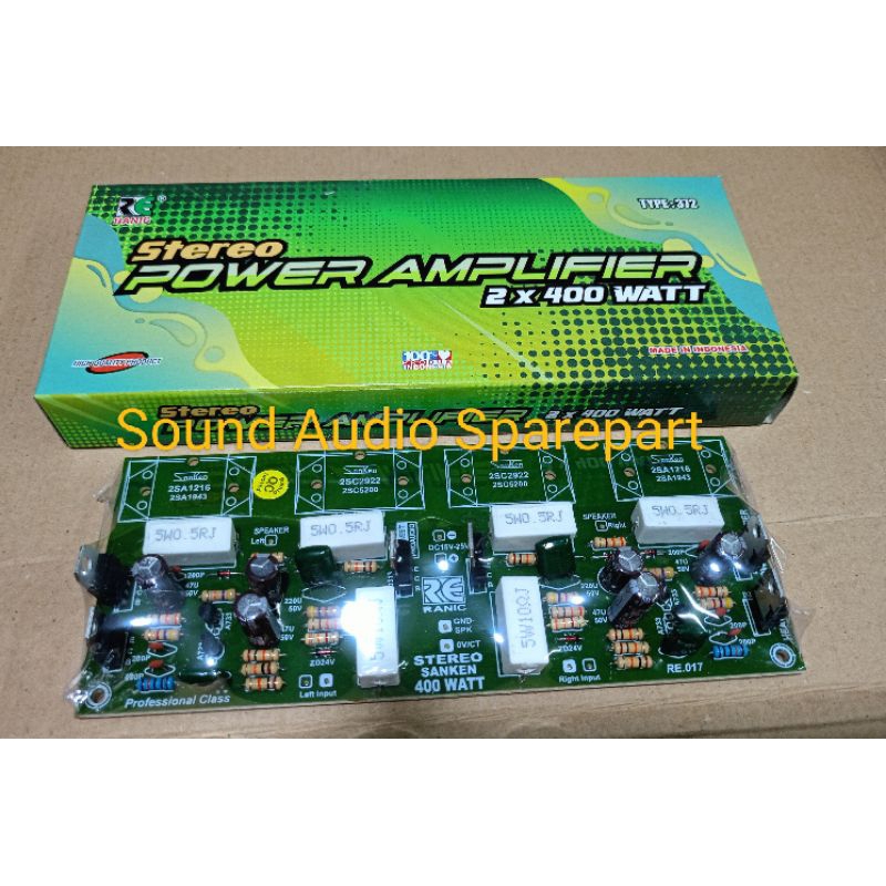 Jual Kit Power Driver Amplifier Stereo 2x400 Watt ( RE ) | Shopee Indonesia