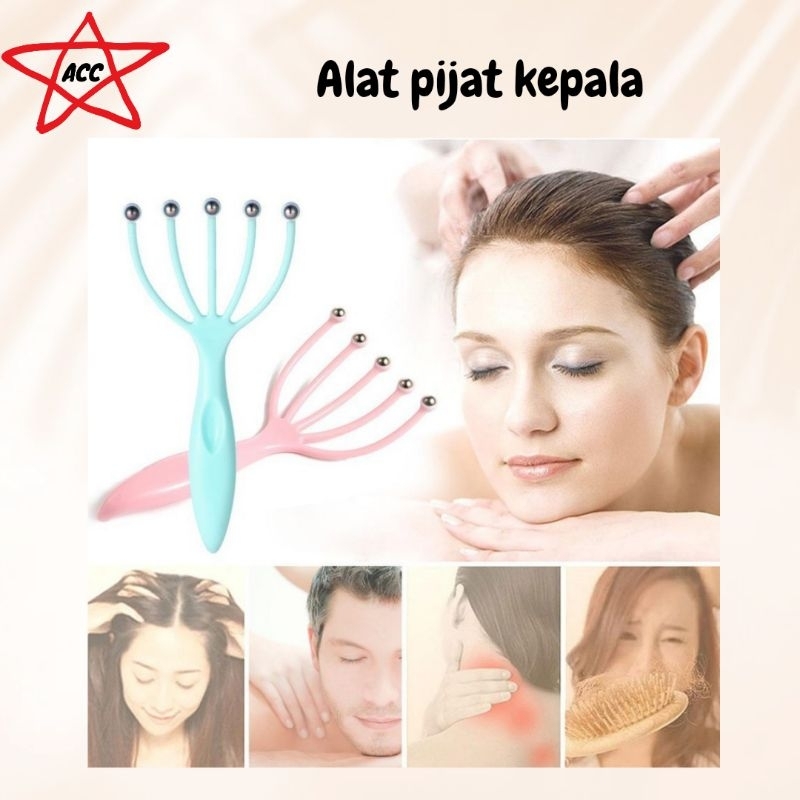 Jual ALAT PIJAT SUMULATION HEAD SPA / ALAT PIJAT KEPALA 6 TITIK/ ALAT ...