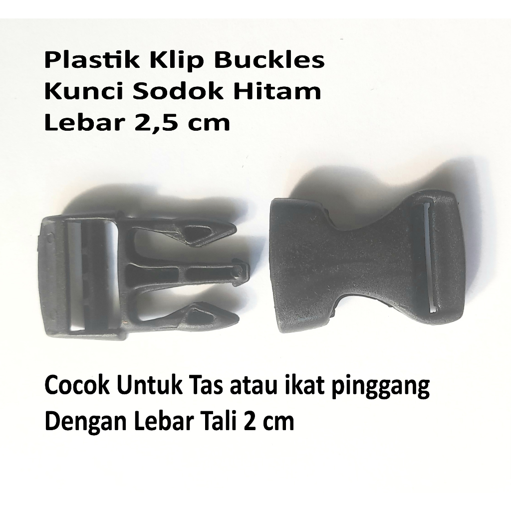 Jual Klip Pengait Tas Ikat Pinggang Plastik Buckles | Shopee Indonesia