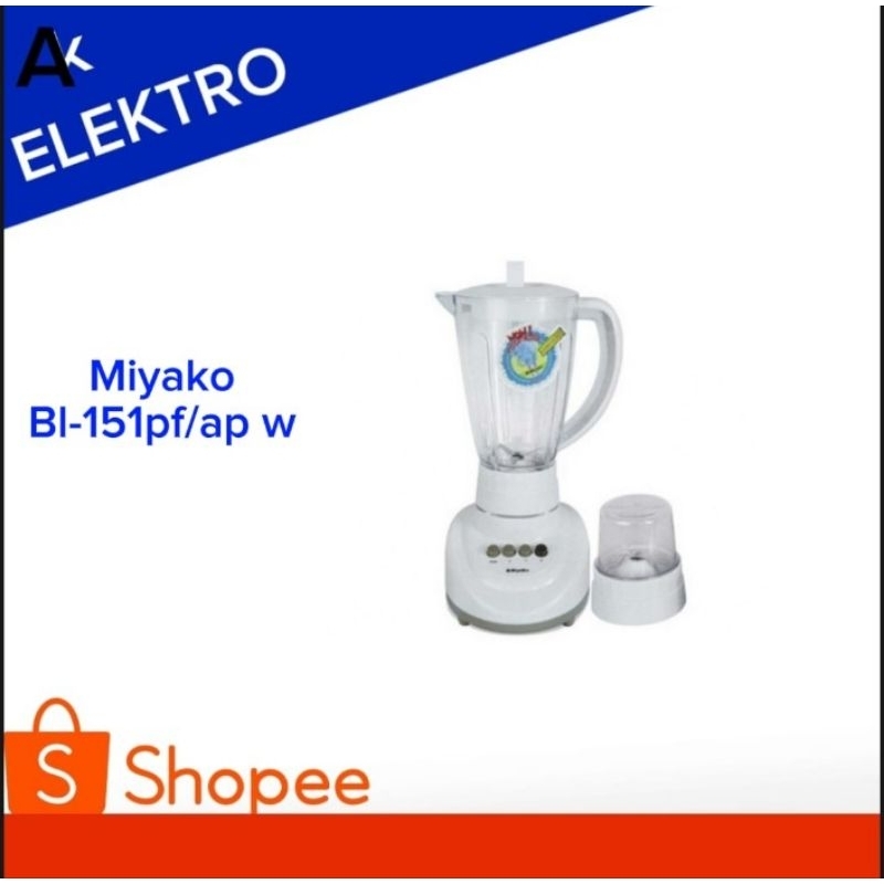 Jual Blender Miyako Bl-151pf/ap w / Miyako blender plastik 2in1 1.5L Bl ... Jual Blender Miyako Bl-151pf/ap w / Miyako blender plastik 2in1 1.5L Bl ...