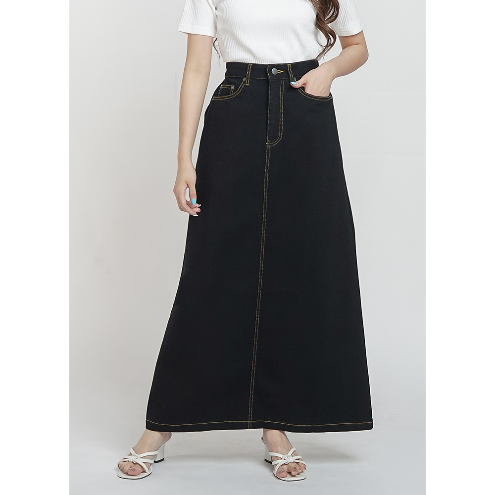 Jual DUST Rok Luny Hitam (D. 21104) | Shopee Indonesia