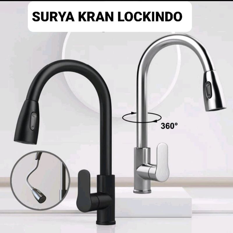 Jual Kran Sink Mixer / Kran Cuci Piring Panas Dingin / Kran Tarik ...