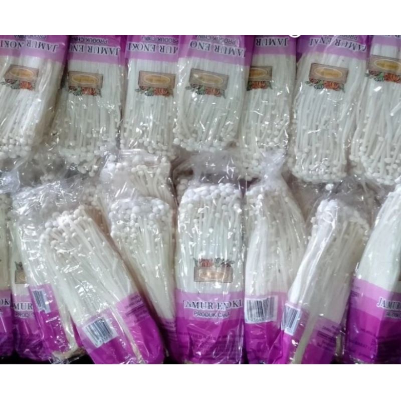 Jual Jamur Enoki China Fresh | Shopee Indonesia