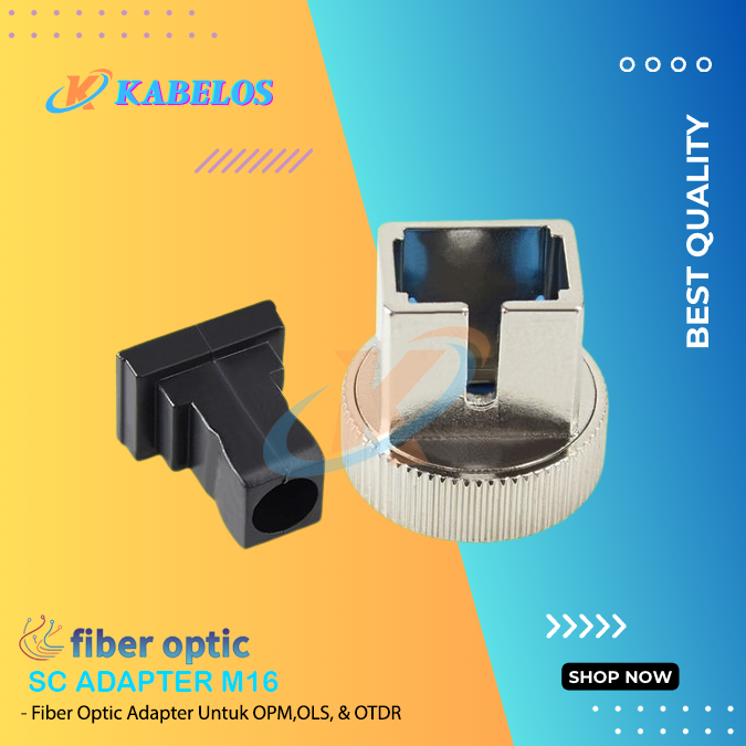Jual Fiber Optic SC Adapter M16 untuk OPM OLS OTDR | SC Converter M16 ...