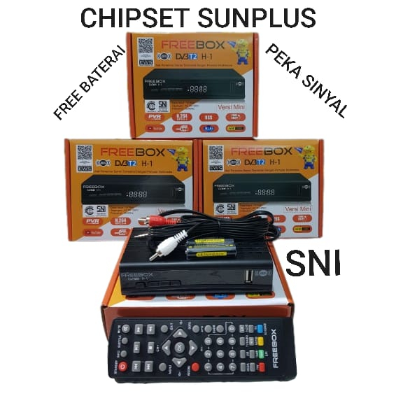 Jual PROMOOO !!!! SET TOP BOX FREEBOX SUNPLUS 1509C STB DIGITAL FREEBOX DVBT2 SNI | Shopee Indonesia