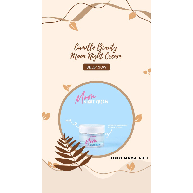 Jual Cream Malam Camille Beauty / Moon Night Cream Camille Beauty ...