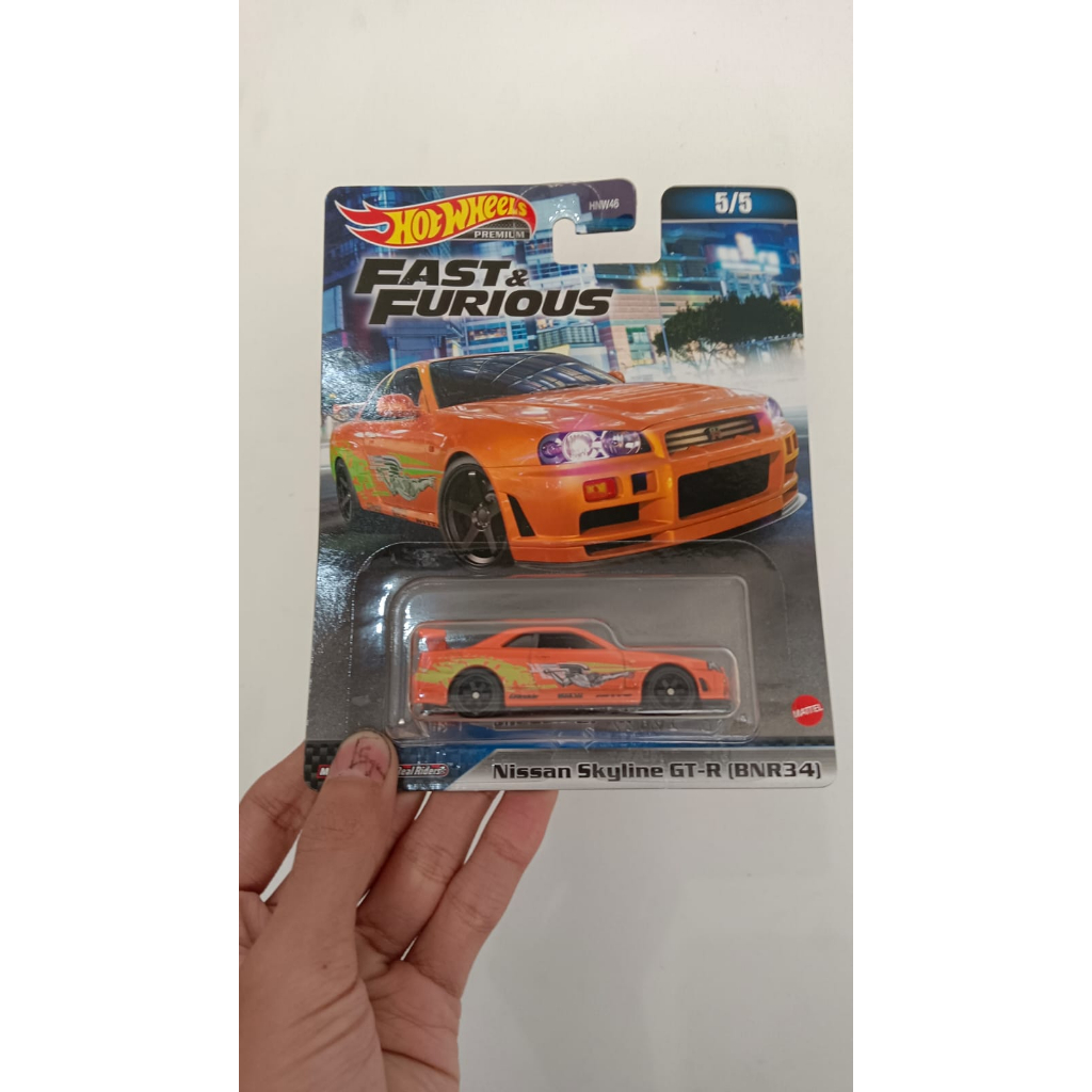 Jual Hotwheels Fast Furious Nissan Skyline GTR R34 (BNR34) Orange ...