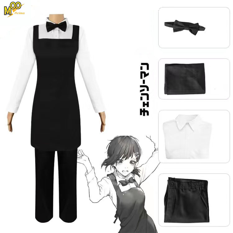 Jual Chainsaw Man higashiyama kobeni cosplay Suit Apron Shirt Suit AND ...