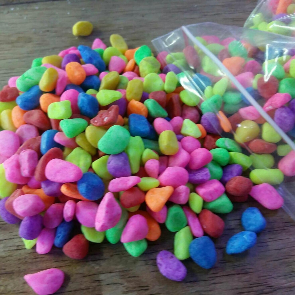 Jual Batu Hias Warna Warni Taman Aquarium Batu Taiwan Aquarium 1kg ...